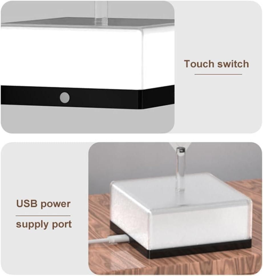 3D 360 Rotating Square Night Light – thezenocart