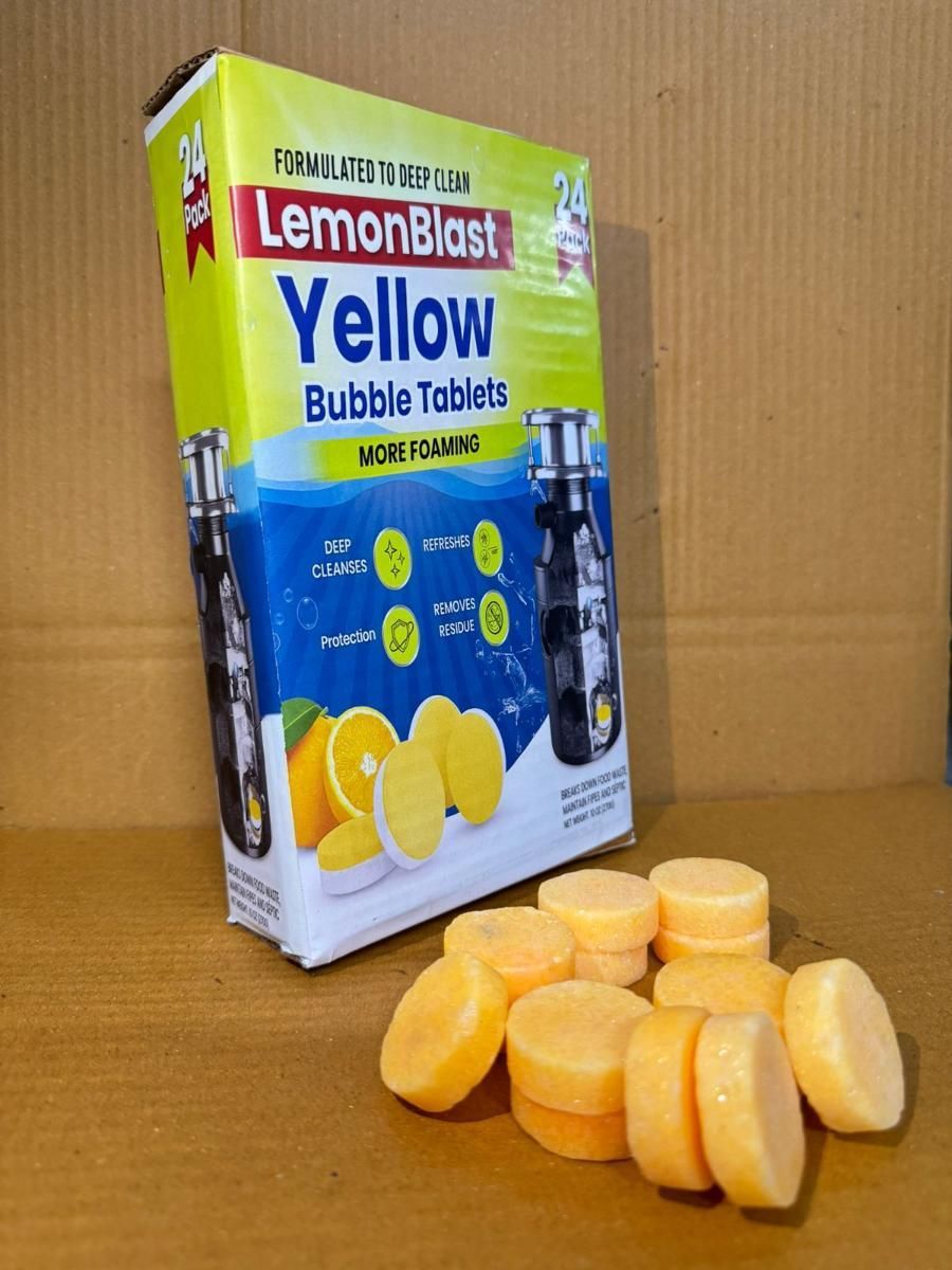 LemonBlast Yellow Bubble Tablets (24pc) – thezenocart